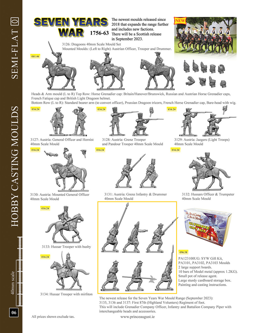 Prince August Catalogues with up to date prices and full colour pictures