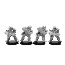 Warzone Mutant Chronicles Capitol Airborne Rangers metal figures
