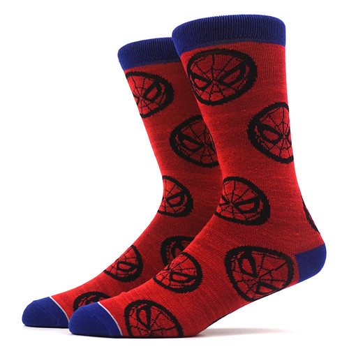 Men's Red Spiderman Socks - Sock Boutique