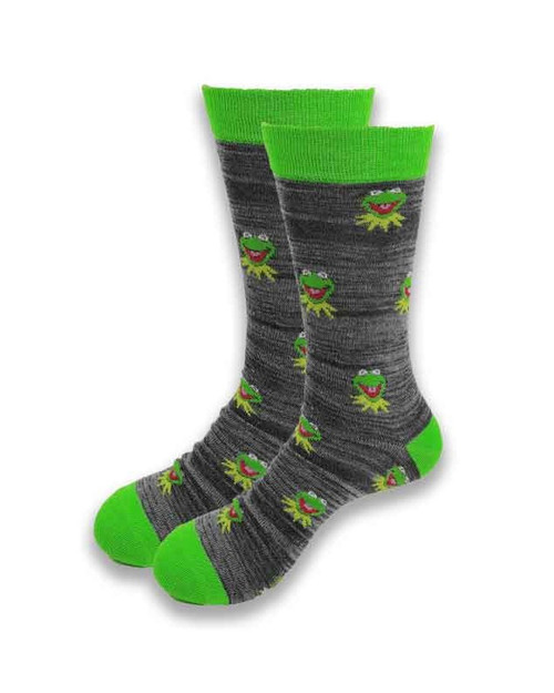 Ladies Kermit The Frog Face Socks