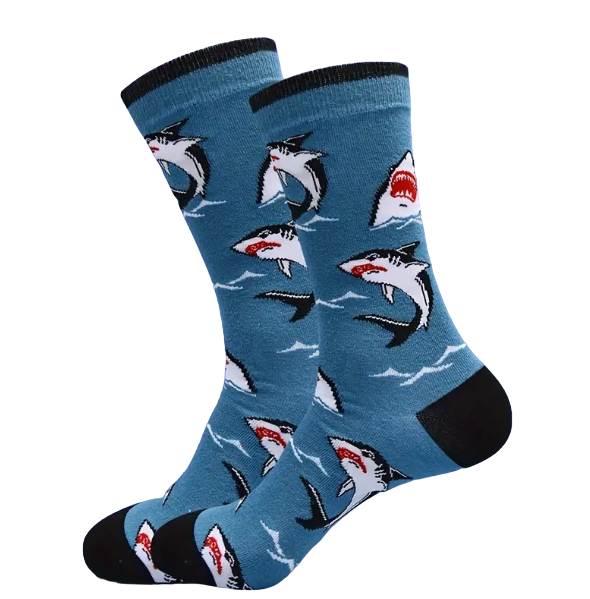 Men's Jaw-Dropping Comfort Shark Socks