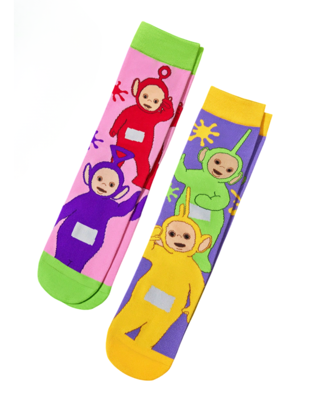 Men's Playtime Pals: Teletubbies Socks - 2 Pack