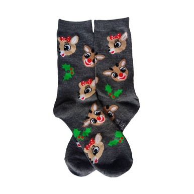 Bambi/Rudolph Christmas Socks - Sock Boutique