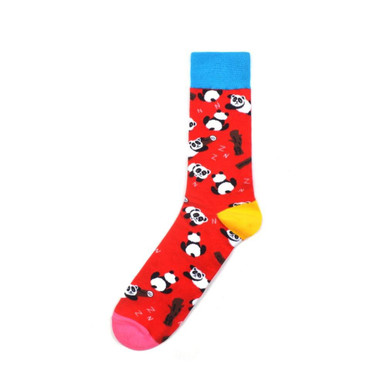 Ladies Red Panda Socks - Sock Boutique