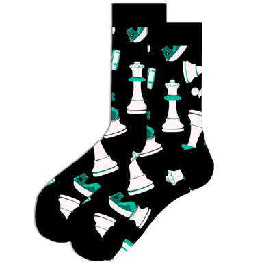 Men's Chess Pieces Socks - Sock Boutique