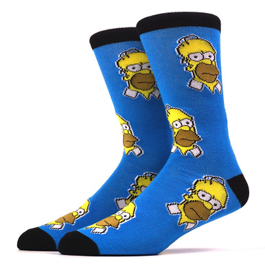 Ladies Homer Simpson Head Socks - Sock Boutique