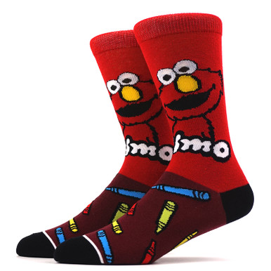 Ladies Elmo Crayon Socks - Sock Boutique