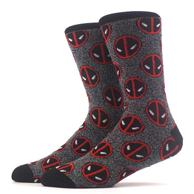 Men's Super Thick Deadpool Socks - Sock Boutique