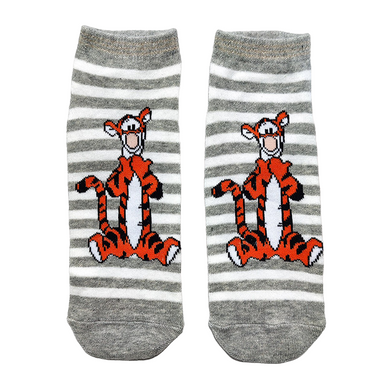 Ladies Tigger Striped Ankle Socks