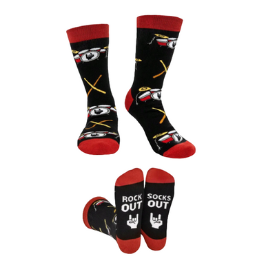 Ladies Rock Out Music Socks