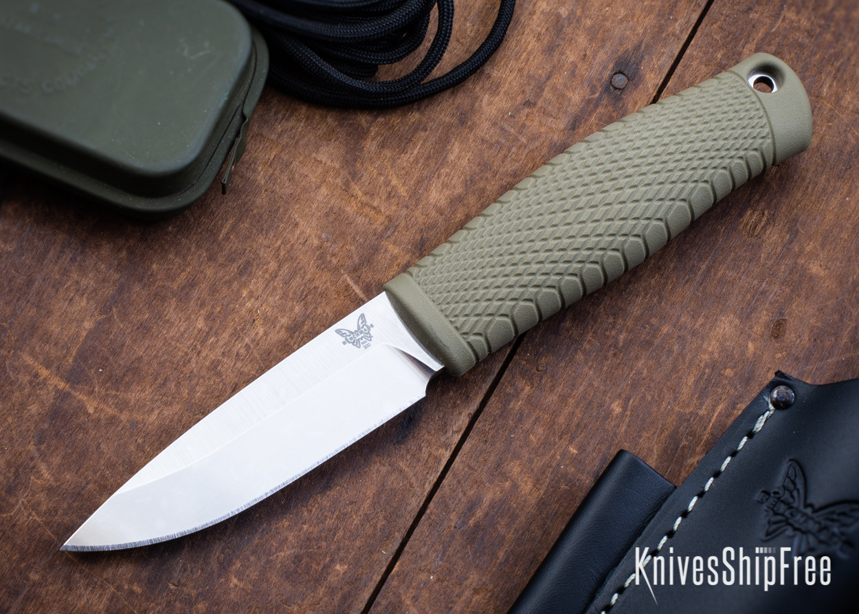 Benchmade Knives: 200 Puukko | CPM 3V Fixed Blade | Textured Ranger ...