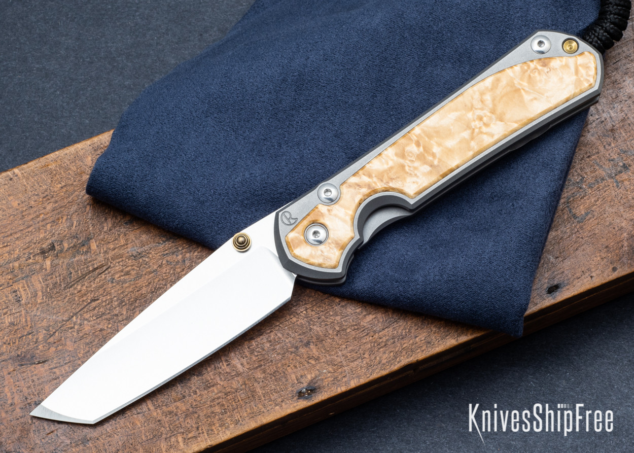 Chris Reeve Knives: Large Sebenza 31 - CPM MagnaCut - Tanto - Box Elder ...