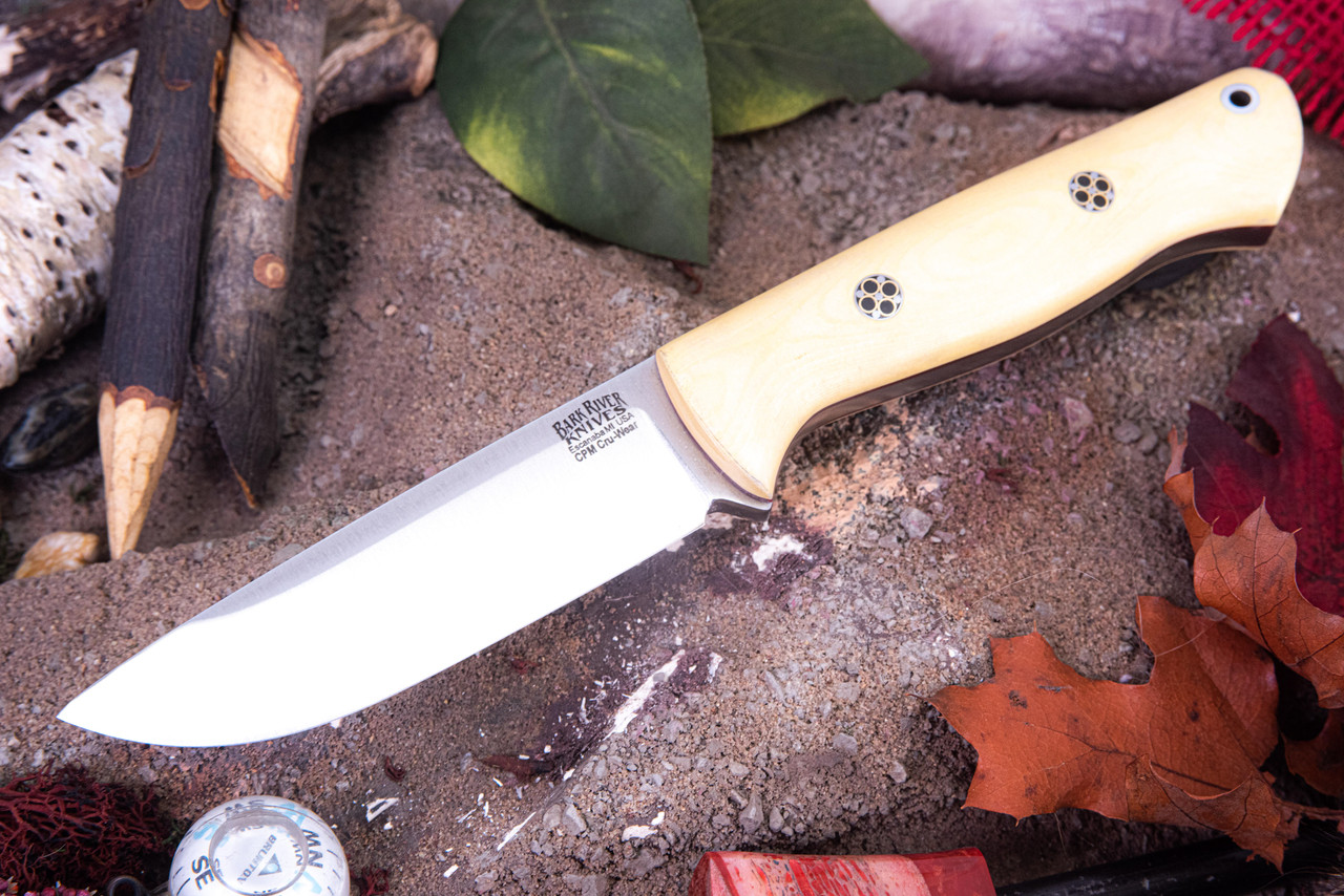 Bark River Knives: Bravo 1 - CPM CruWear - Rampless - Antique Ivory ...