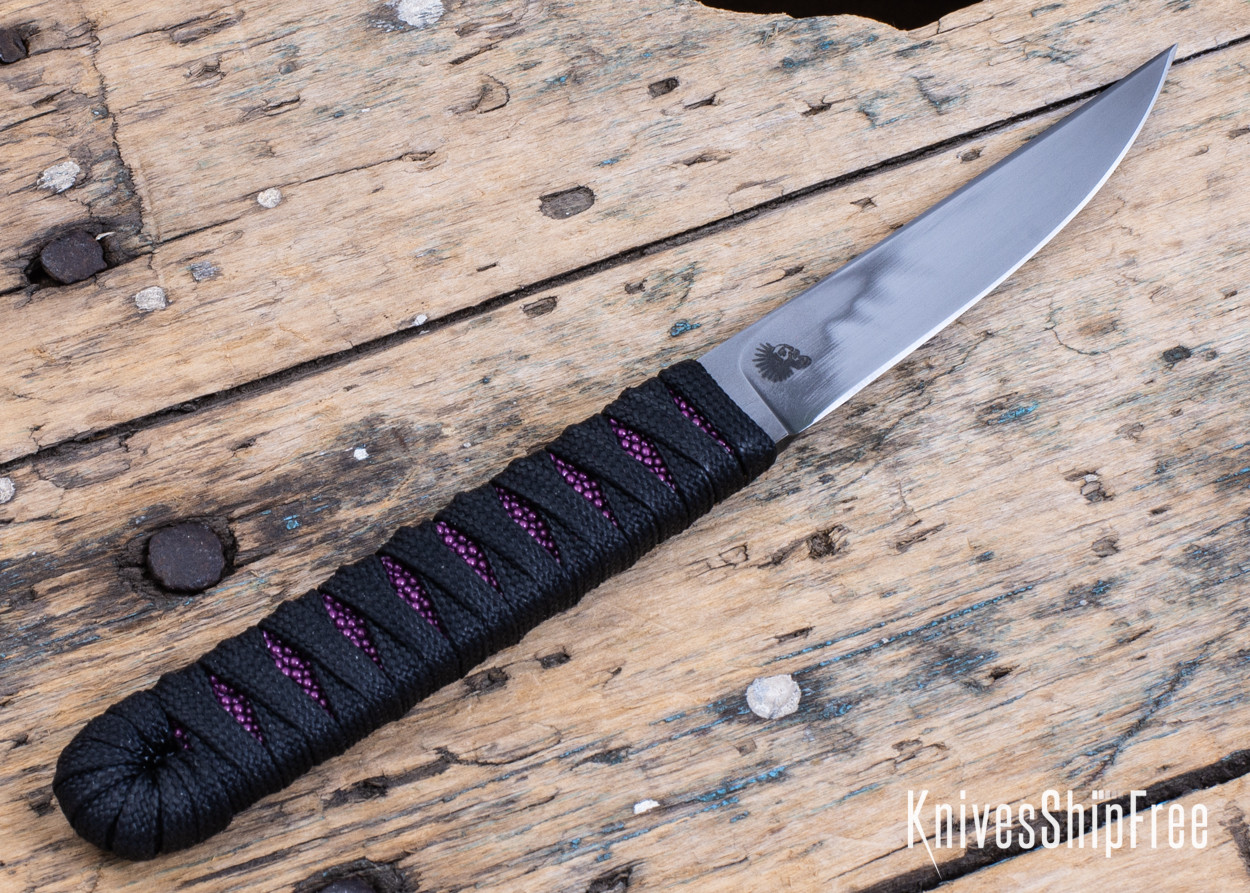 Bradshaw Blades: Kwaiken - Purple Stingray & Black Paracord Wrap - 1095 ...