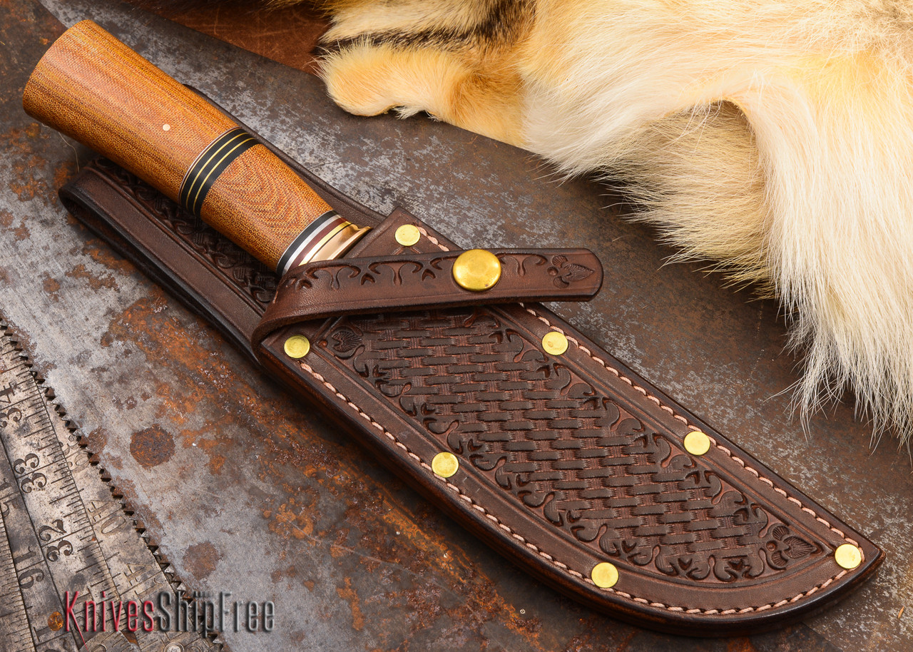 Mike Malosh: Fighter - Natural Canvas Micarta - #1