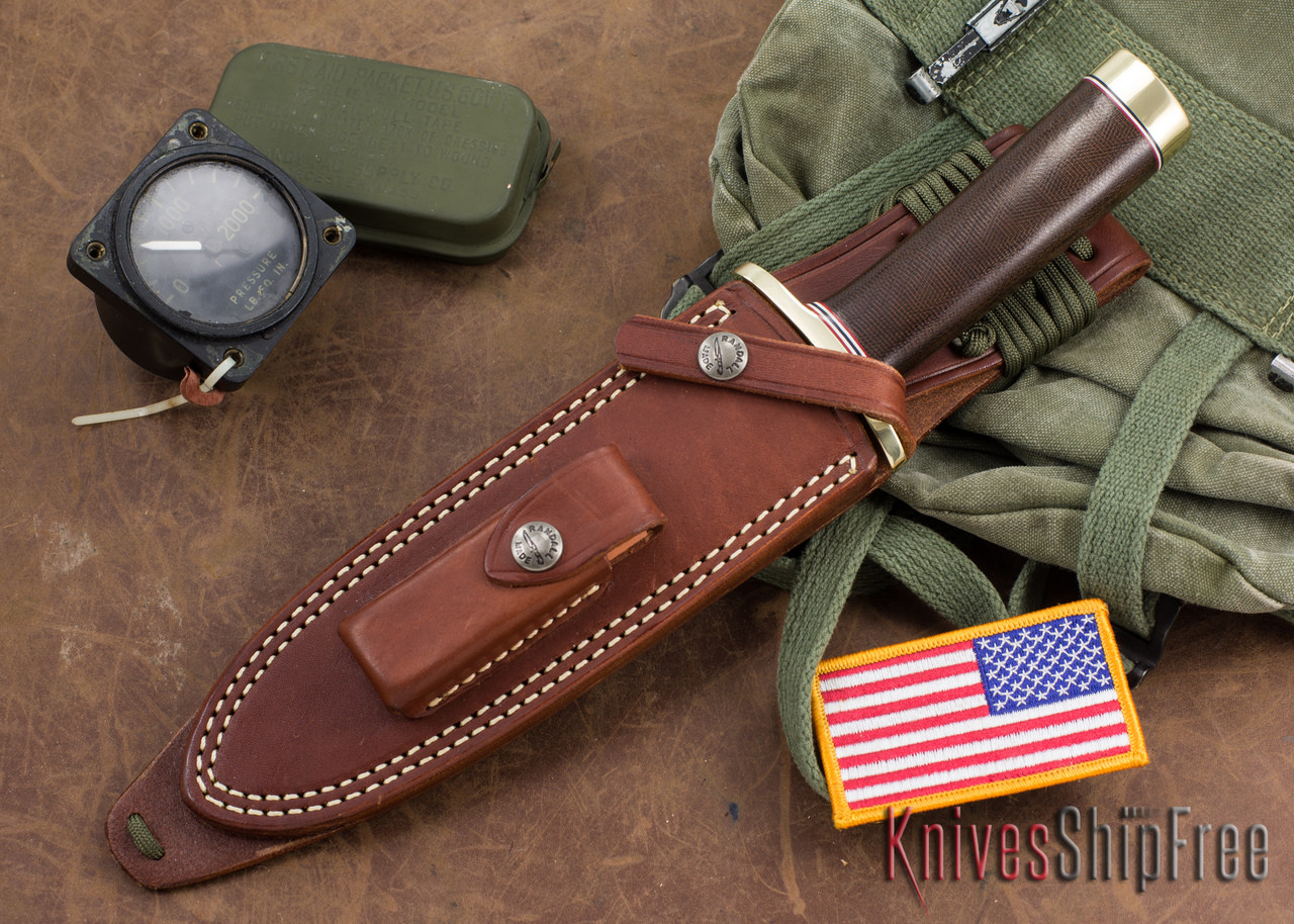 Randall Made Knives: Model 14 Attack - Green Micarta