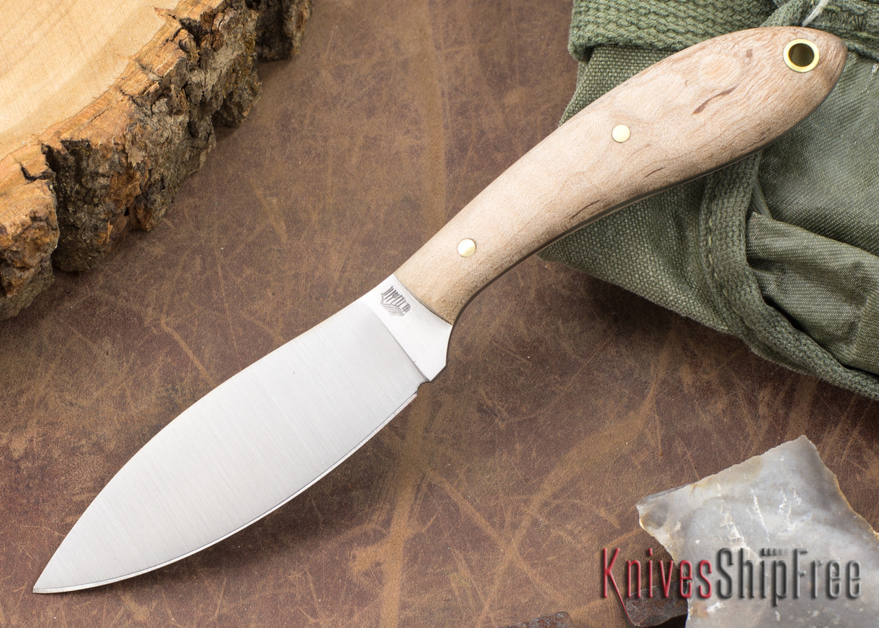 L.T. Wright Knives: Small Northern Hunter - Natural Maple #2