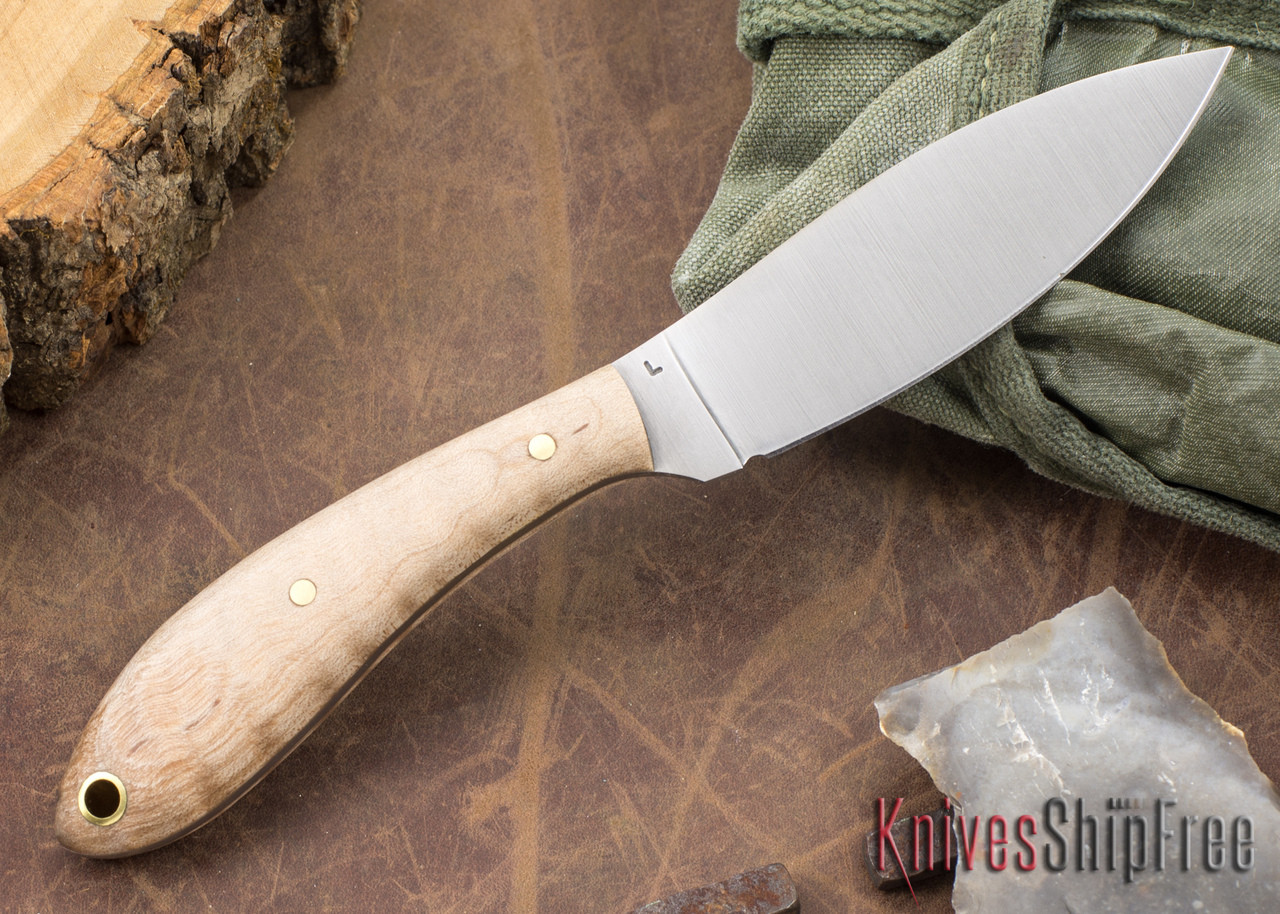 L.T. Wright Knives: Small Northern Hunter - Natural Maple #3