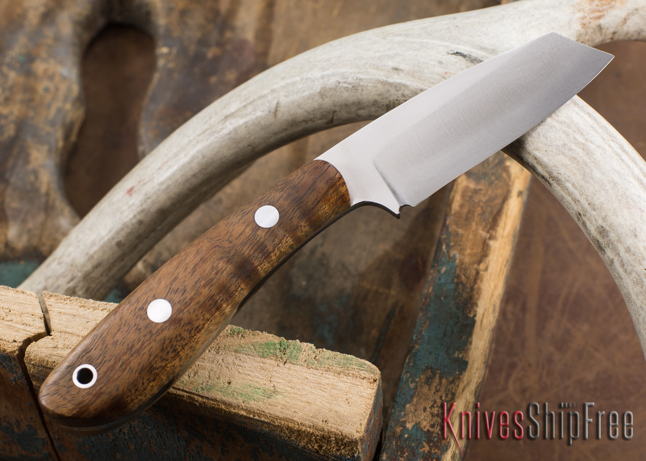 True Saber Knives: Ottawa Dha - Fiddleback Walnut