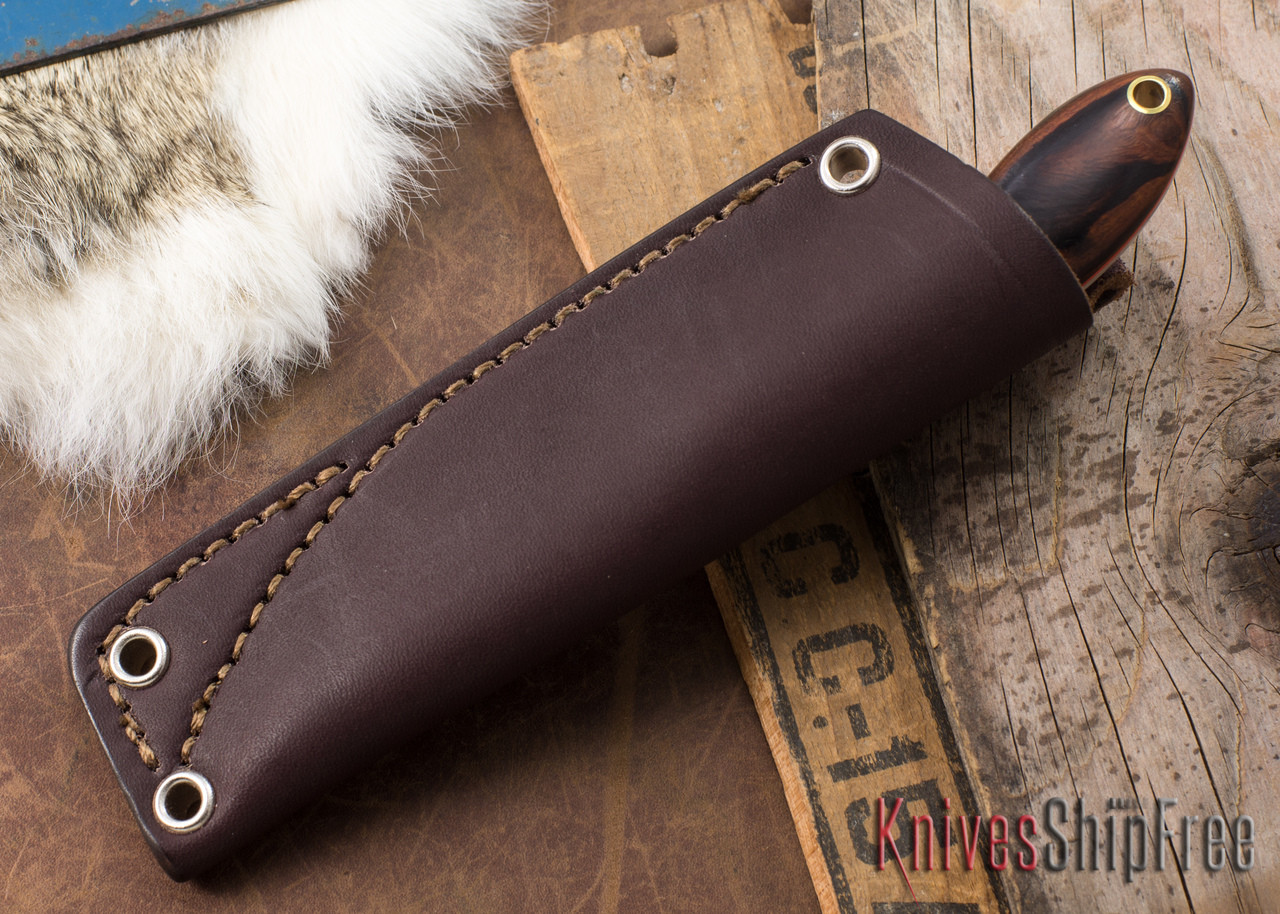 L.T. Wright Knives: Small Northern Hunter - Natural Micarta - Matte ...