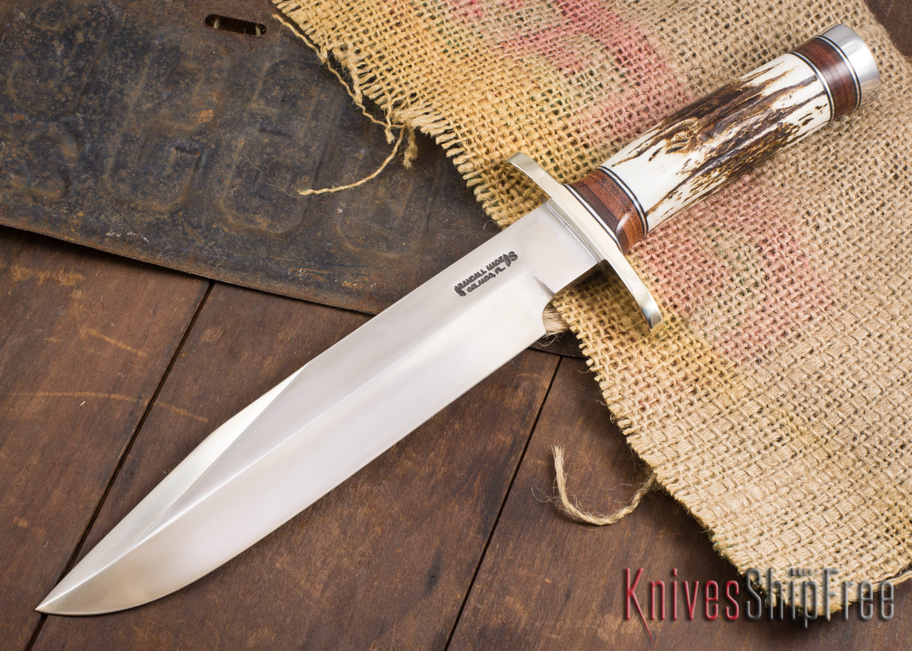 Randall Made Knives: Model 12-9 #14 Grind Sportsman Bowie - Stag ...