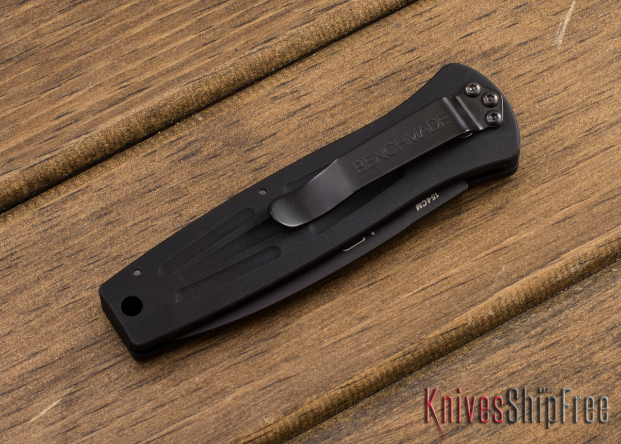 Benchmade Knives: 3550SBK Pardue Auto - Serrated Black Blade