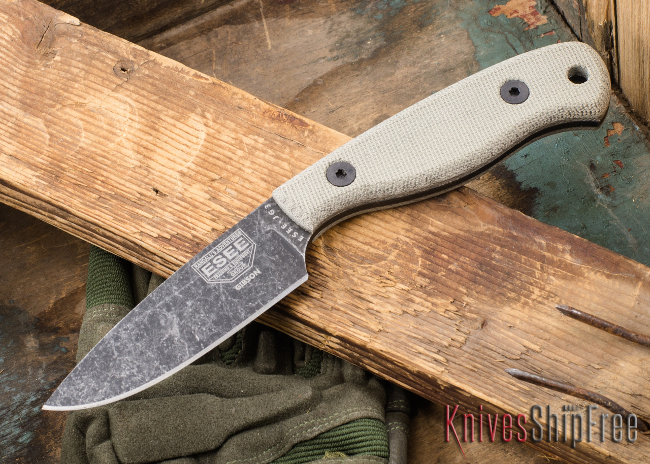 ESEE Knives: ESEE-JG3-BO - Camp Lore JG3 - Black Oxide