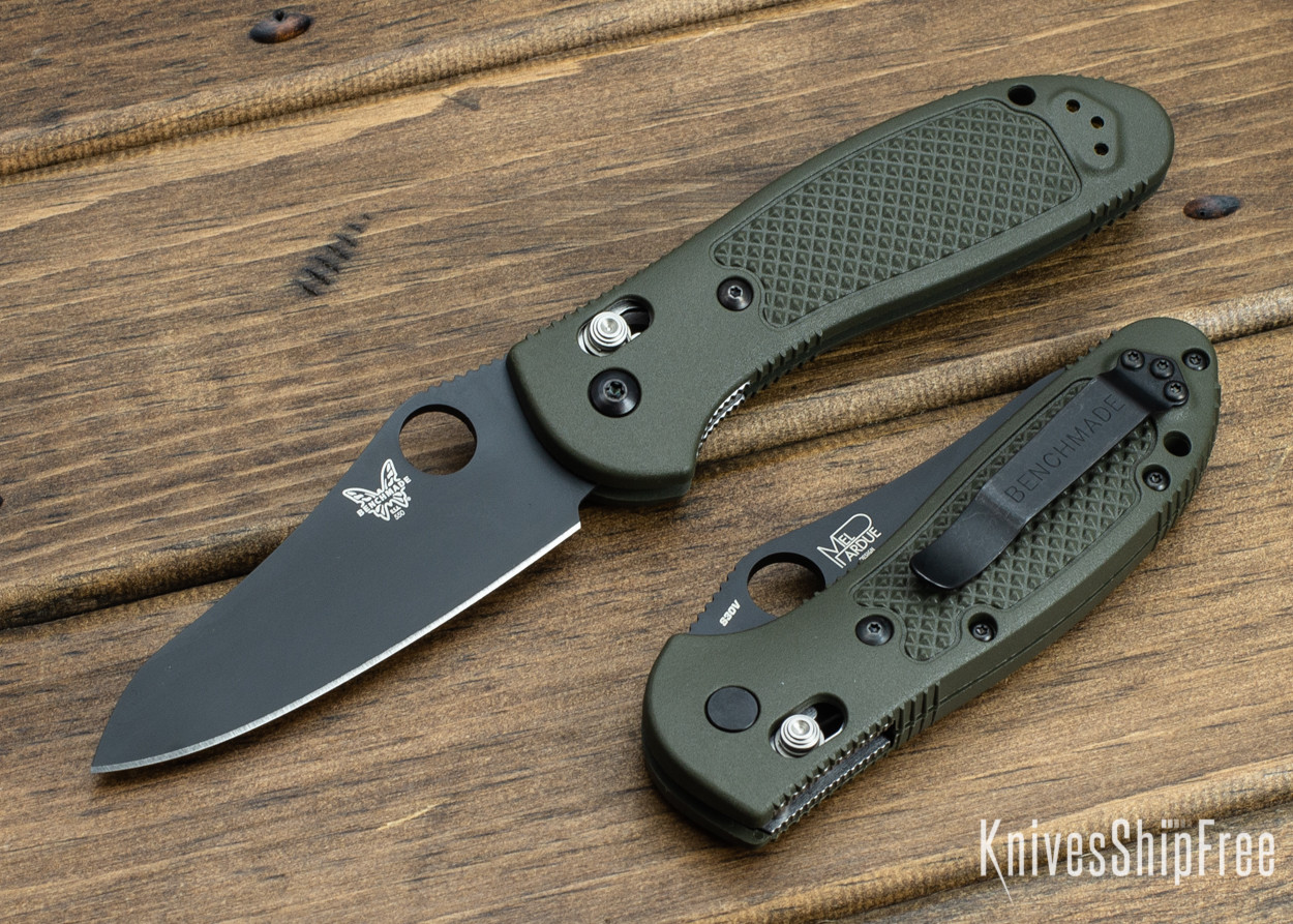 Benchmade Knives: 550BKSN-S30V Griptilian - Black Blade - Sheepsfoot ...