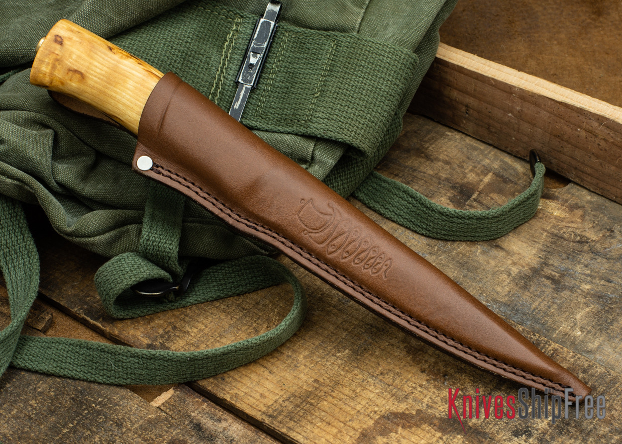 Helle Steinbit - 6" Fillet Knife - Curly Birch
