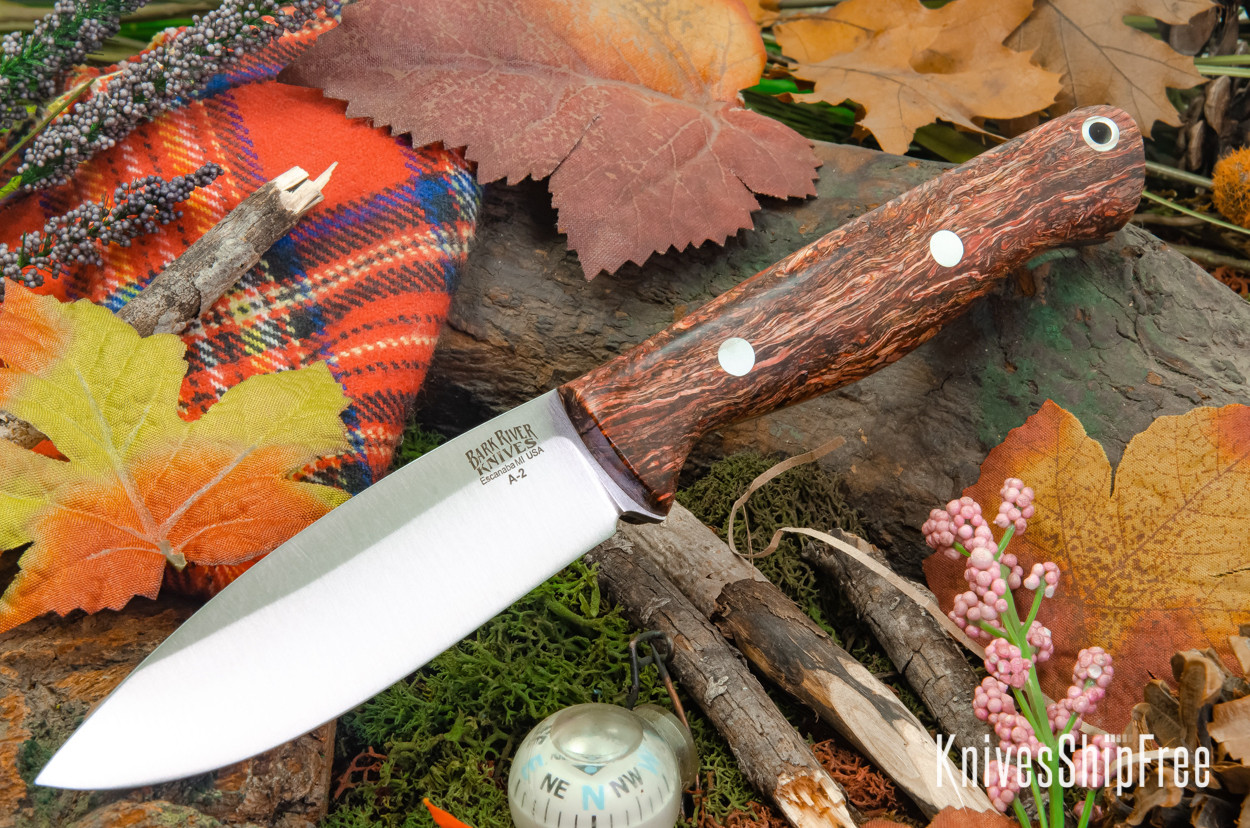 Bark River Knives: UP Gunny - Rose Jute Wood