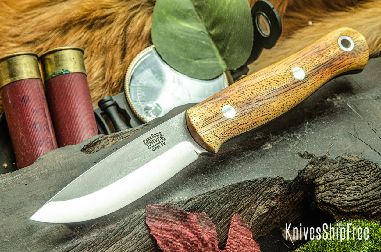Bark River Knives: Ultralite Bushcrafter - CPM 3V - Osage Orange ...
