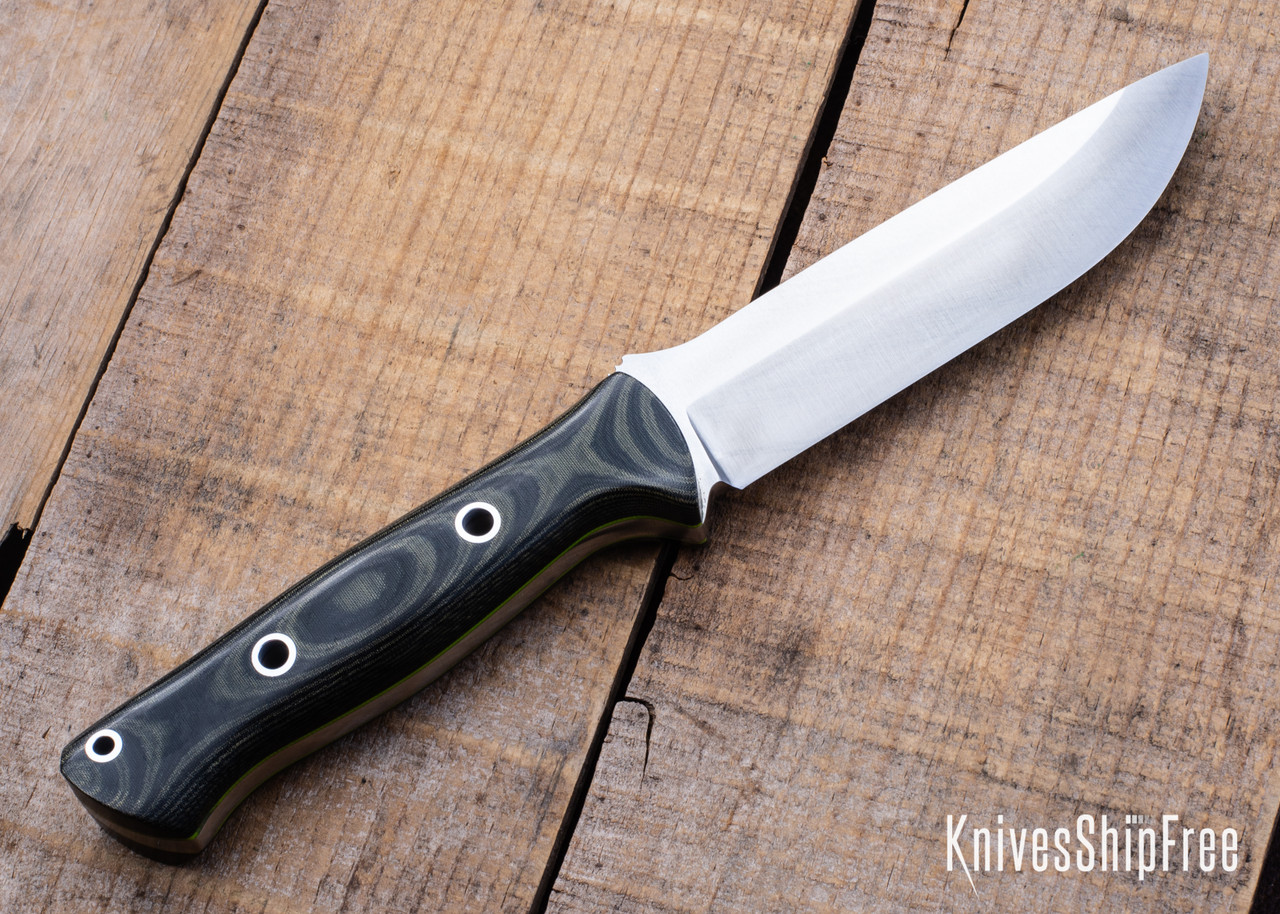 Bark River Knives: Bravo 1.25 - CPM 3V - Black & Green Linen Micarta ...