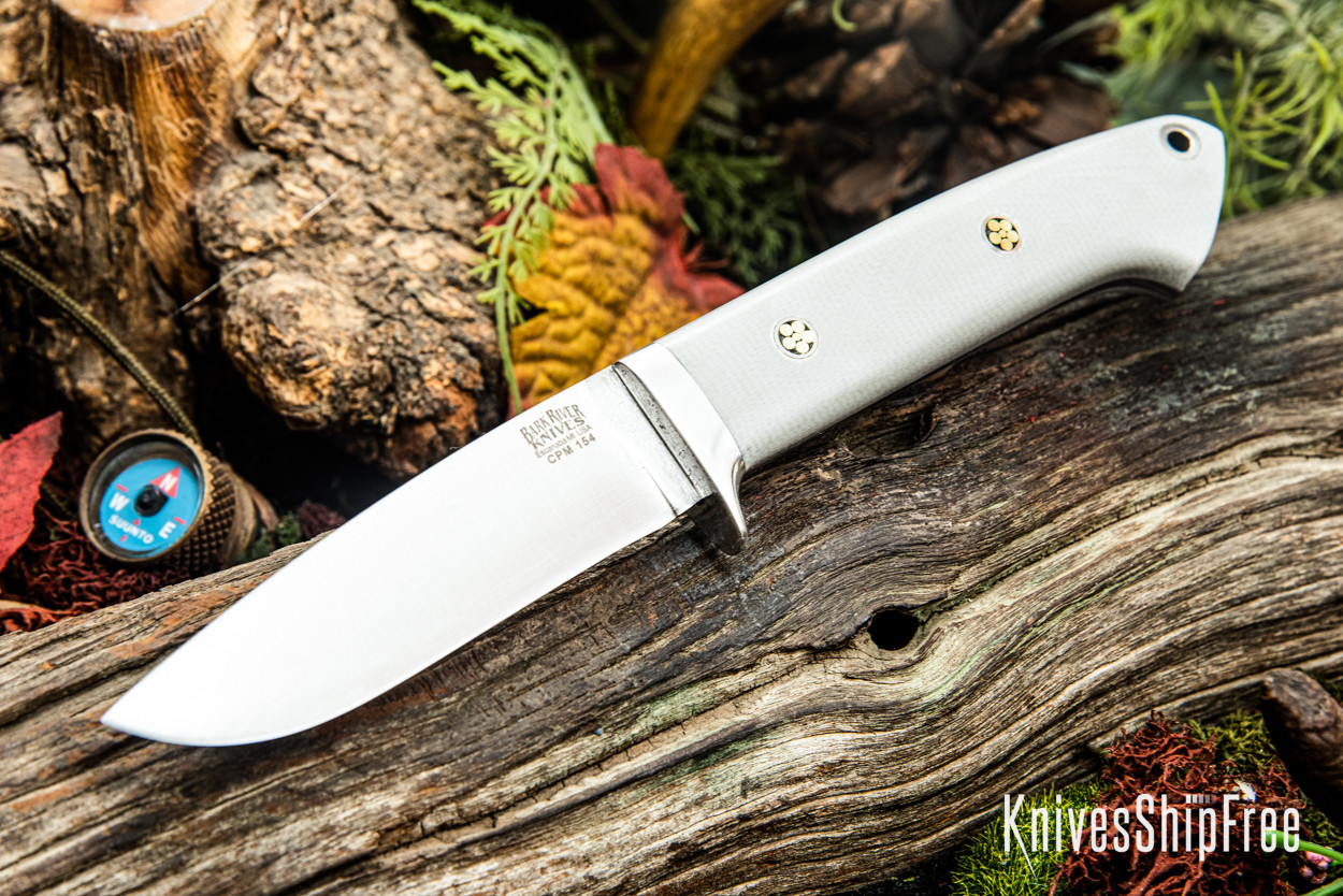 Bark River Knives: Bobcat Hunter - CPM 154 - Battleship Gray G-10 ...