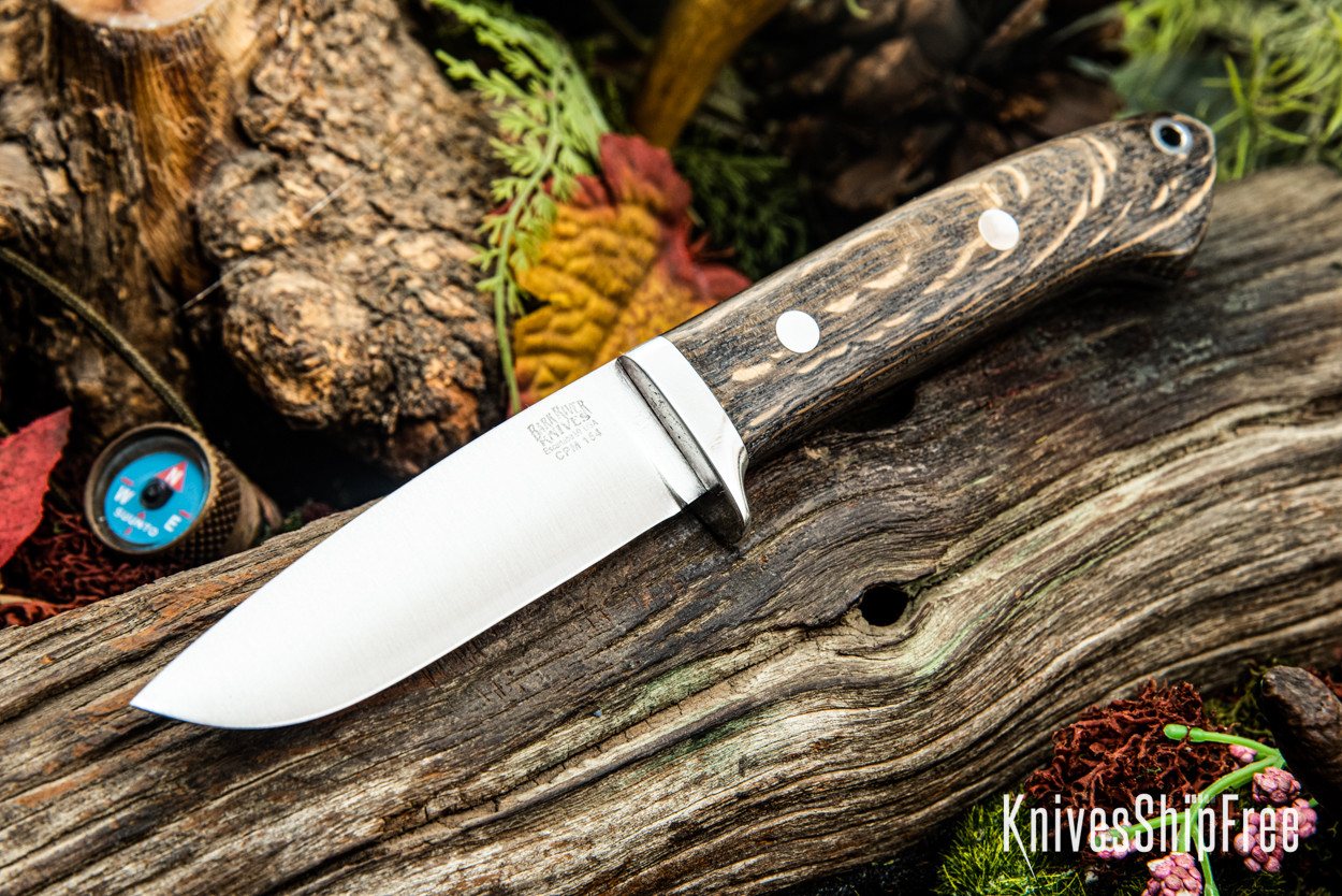 Bark River Knives: Bobcat Hunter - CPM 154 - Bog Oak #3