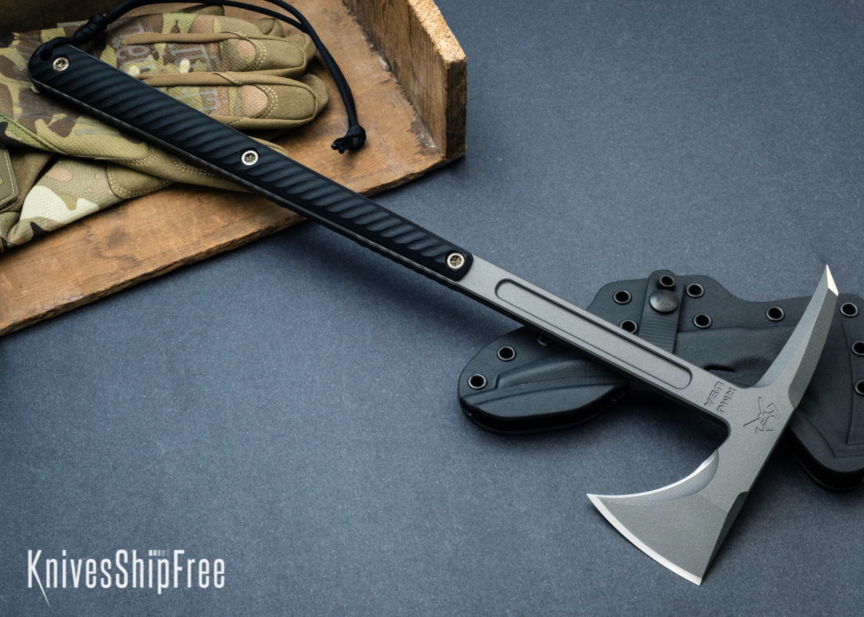 RMJ Tactical: Eagle Talon - 80CrV2 Tomahawk - Tungsten Cerakote - Black ...