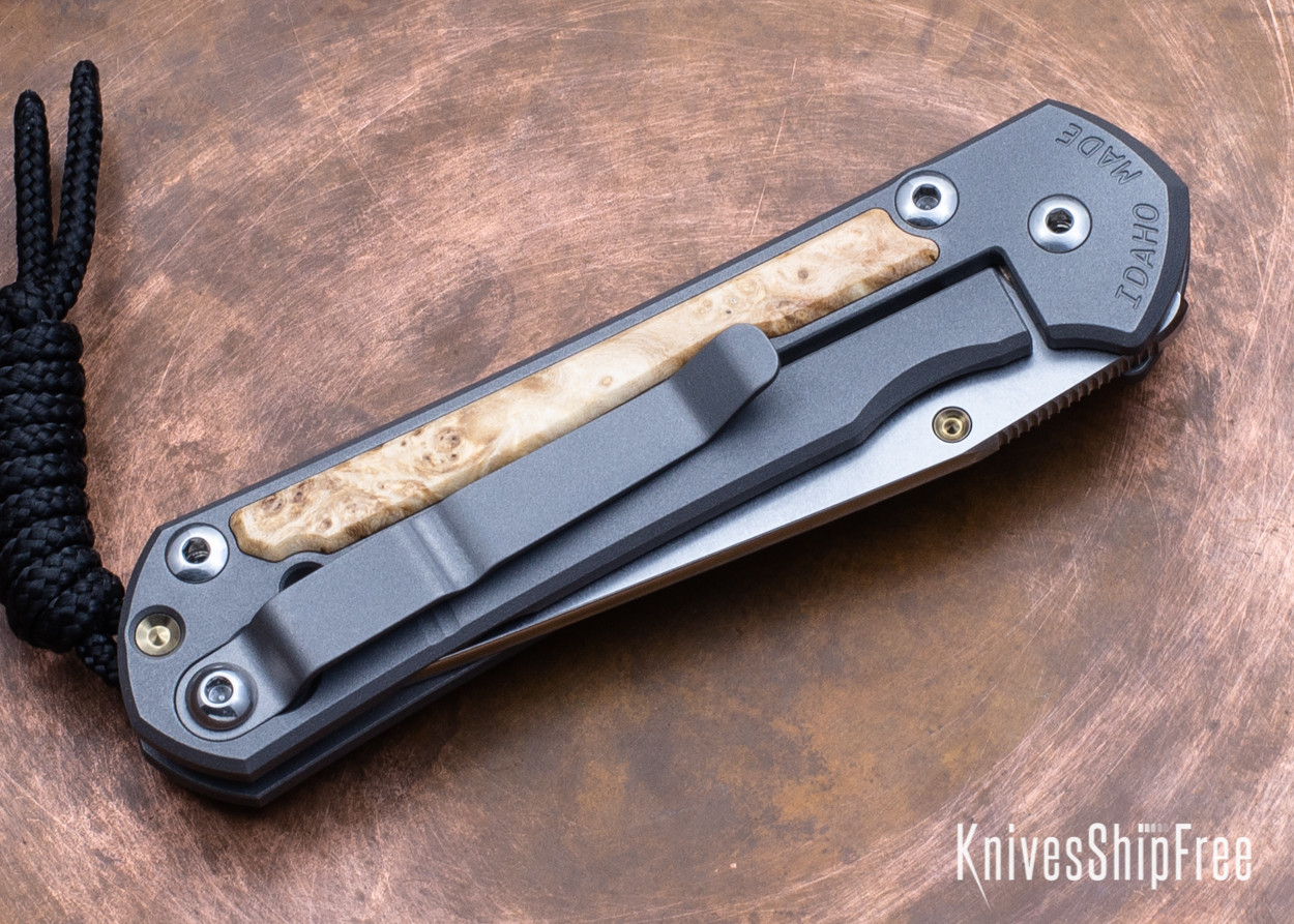 Chris Reeve Knives: Small Sebenza 31 - CPM-MagnaCut Tanto - Box Elder ...