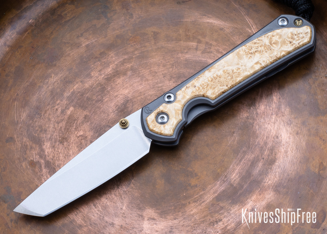 Chris Reeve Knives: Small Sebenza 31 - CPM-MagnaCut Tanto - Box Elder ...