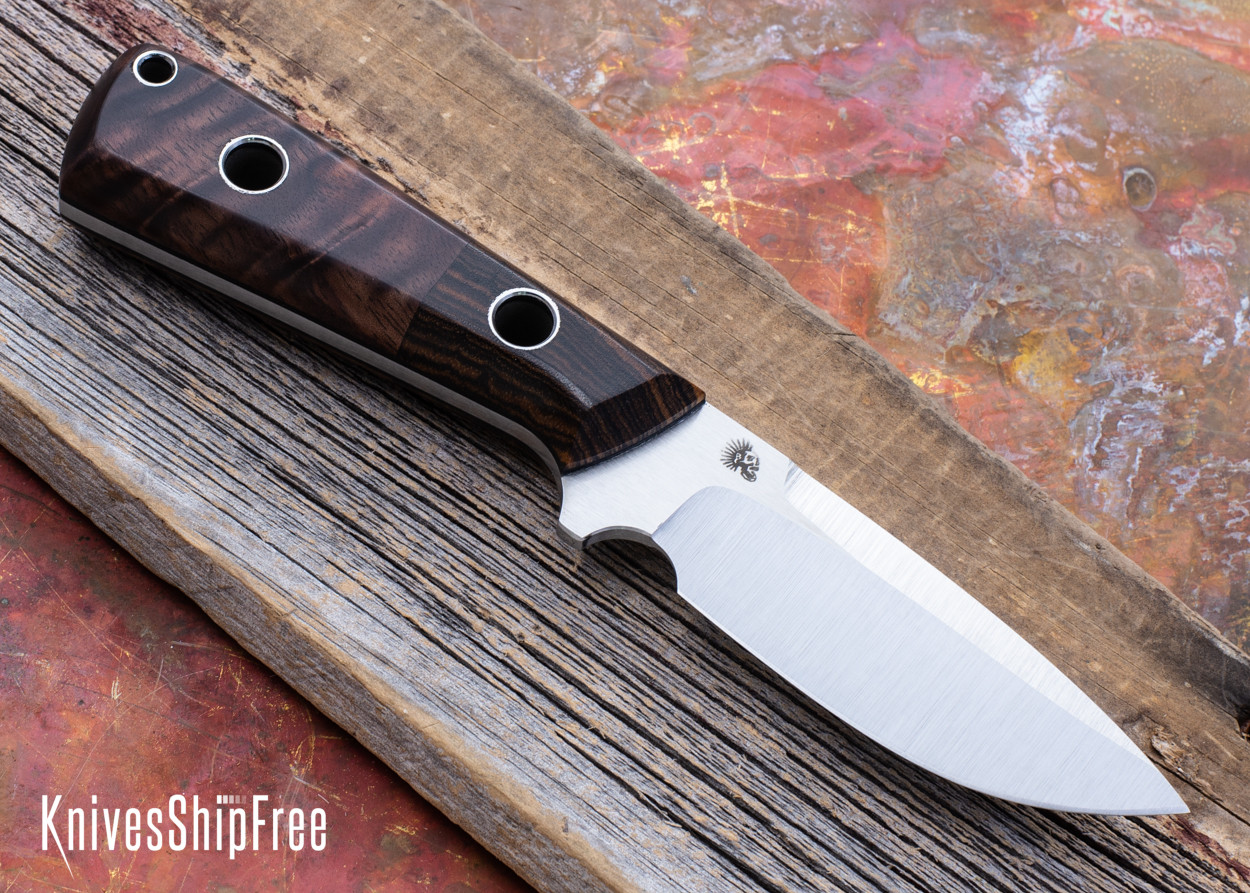 Bradshaw Blades: EDC Drop Point - Curly Maple & Bocote - S35VN
