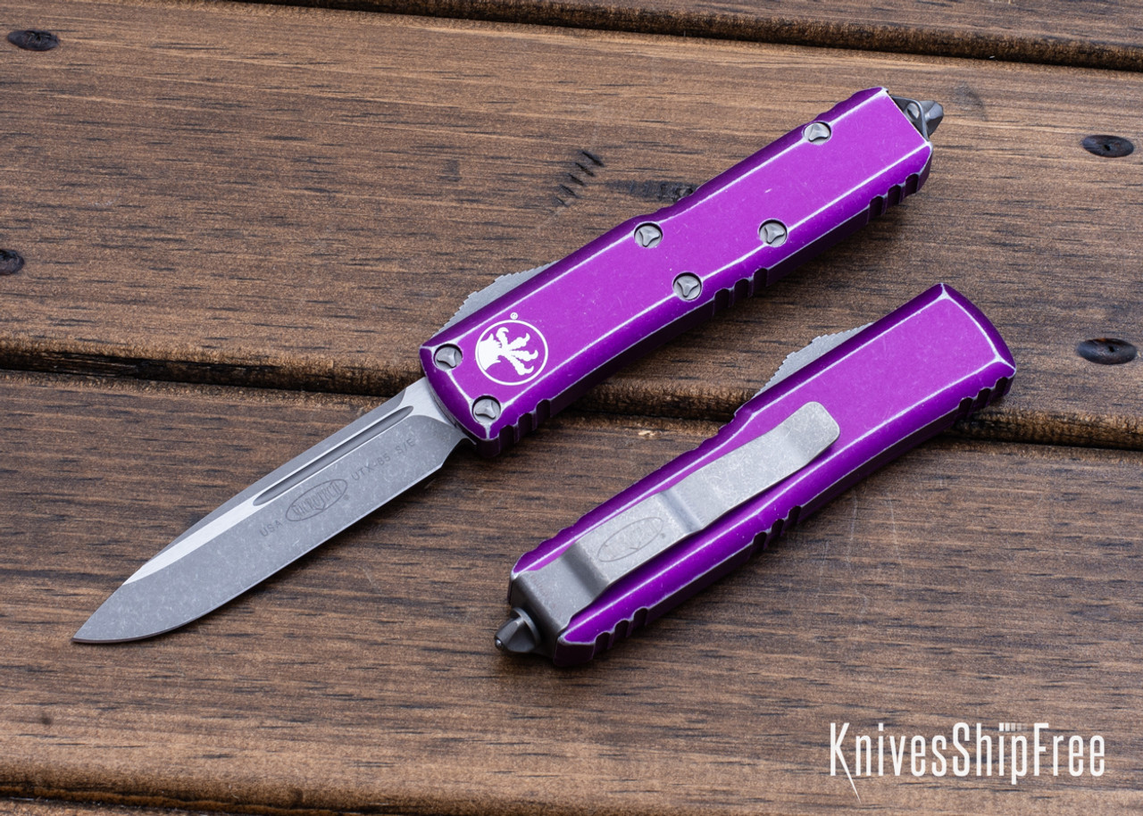 Microtech Utx 85 Auto Otf Single Edge Apocalyptic Std Blade