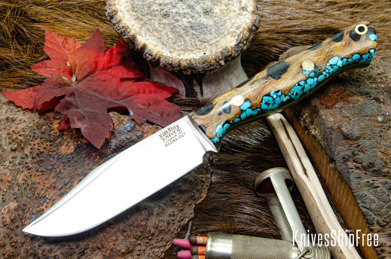 Bark River Knives: Gunny Sidekick - CPM MagnaCut - Gunmetal Cholla ...