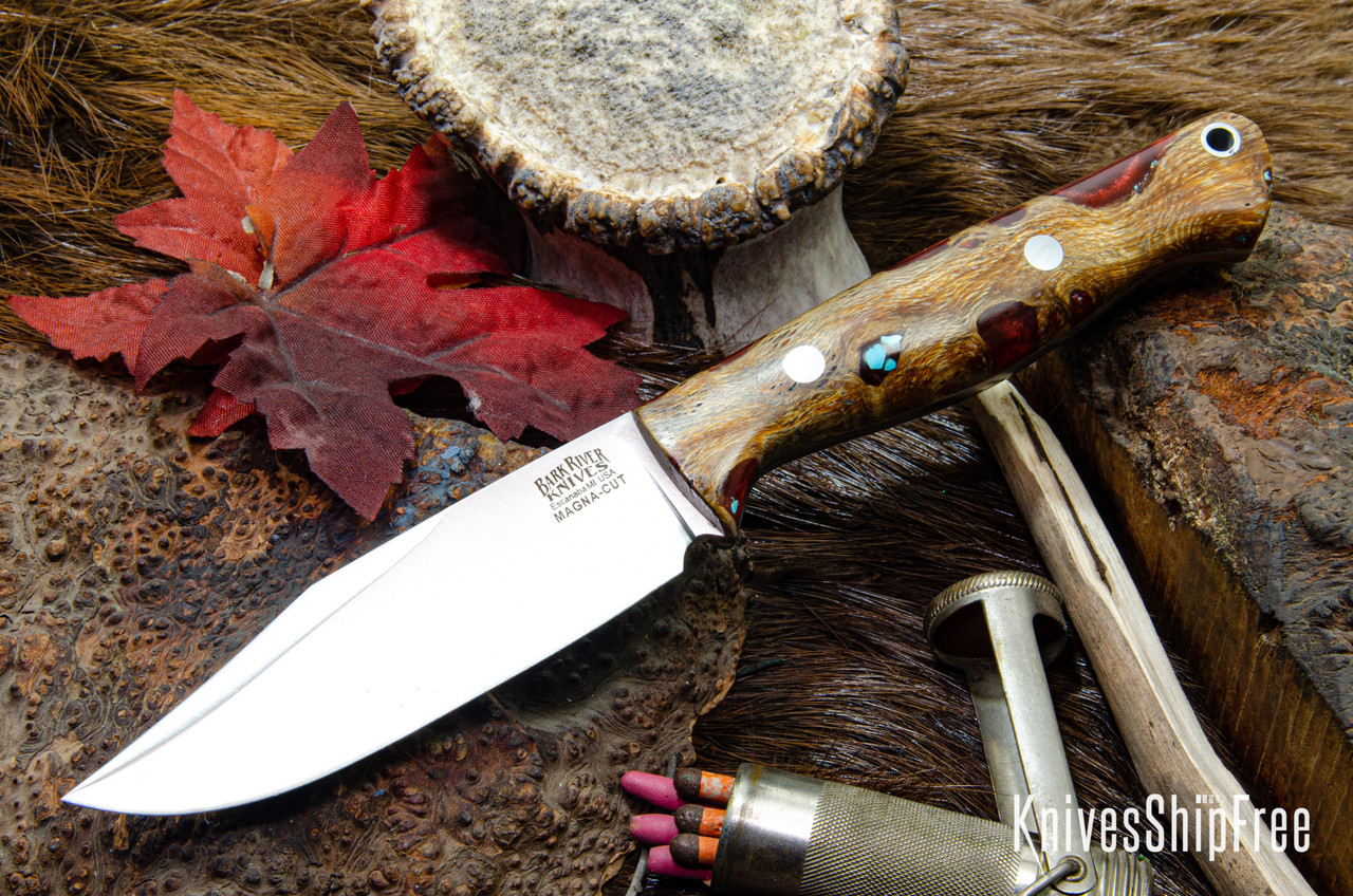 Bark River Knives: Gunny Sidekick - CPM MagnaCut - Red Cholla Cactus ...