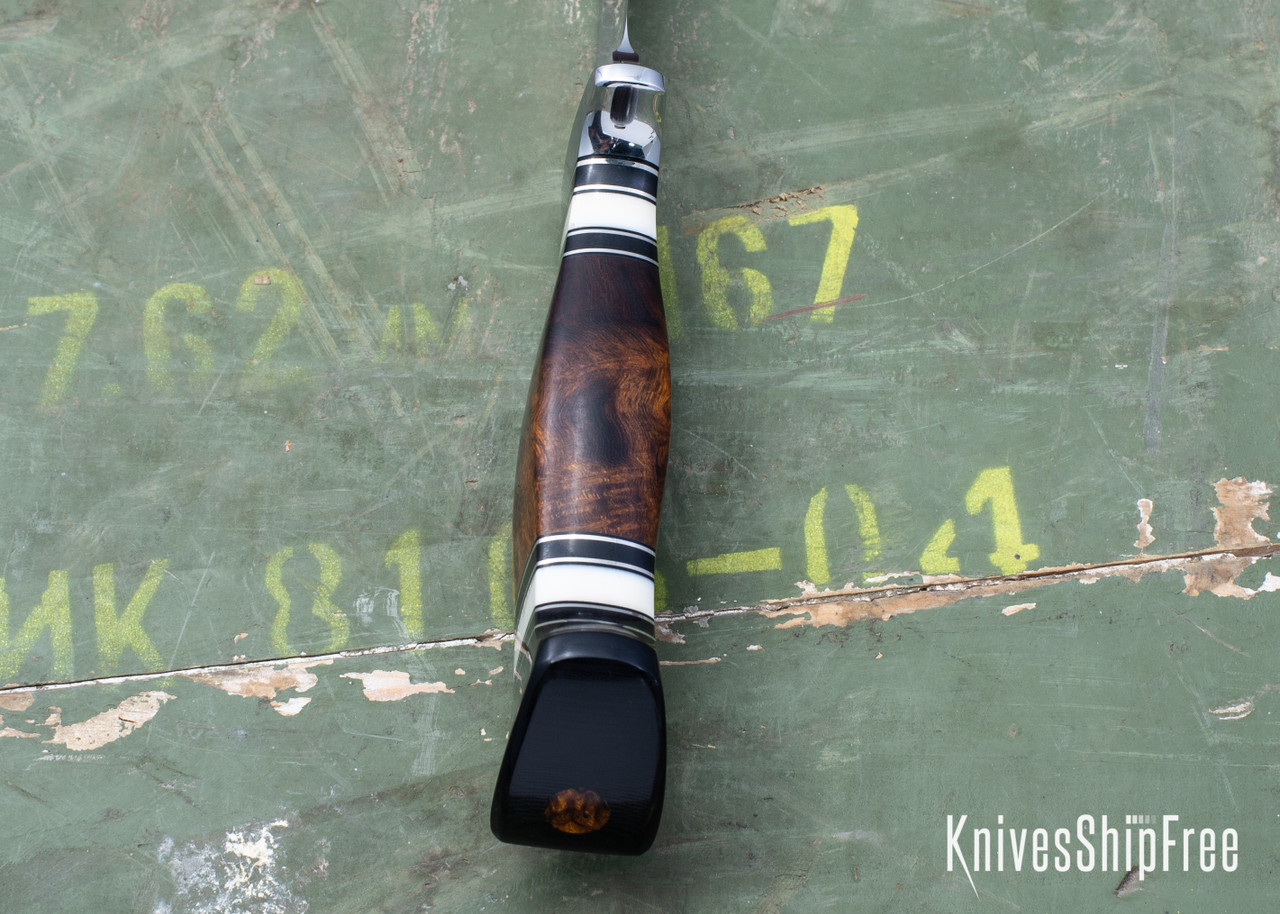 Alan Warren Custom Knives: #2559 Hunter/Utility - Ironwood Burl ...