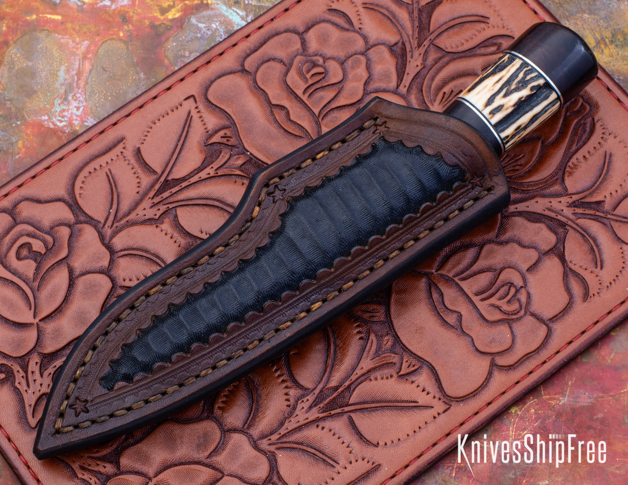 Alan Warren Custom Knives: #2549 Little Stag EDC - Sanbar Stag ...