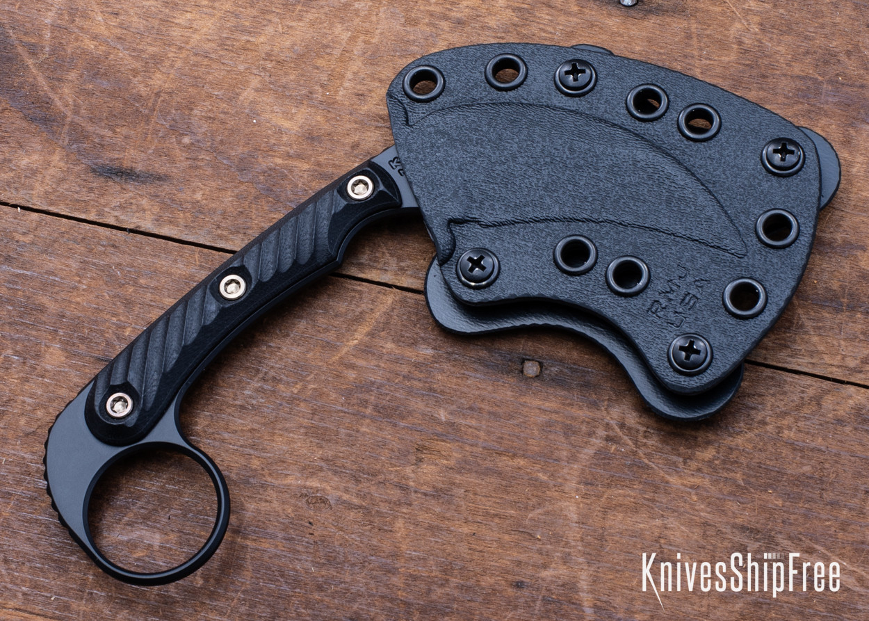 RMJ Tactical: Korbin Karambit - Textured Hyena Brown G-10 - Nitro-V ...