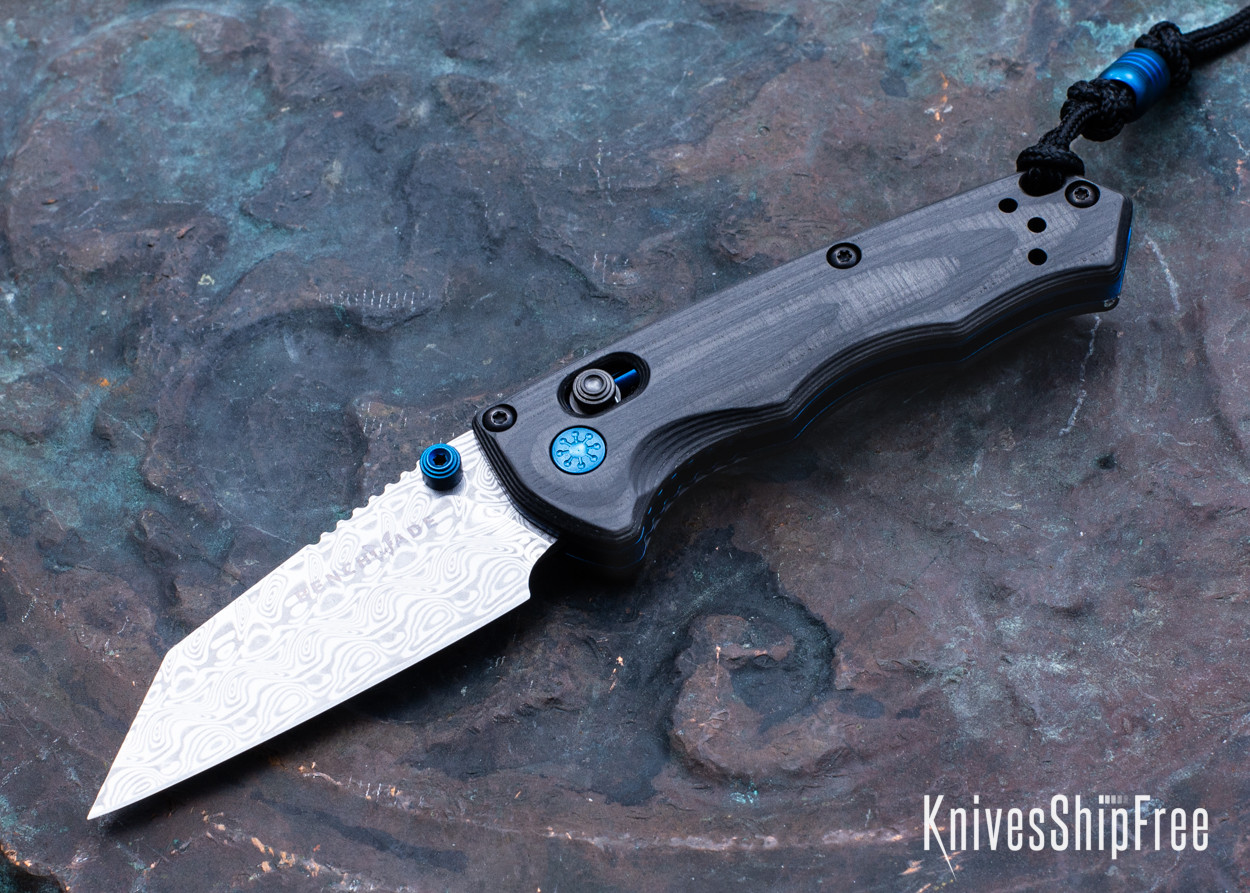 Benchmade Knives: 290BK Full Immunity - Crater Blue Aluminum - AXIS ...