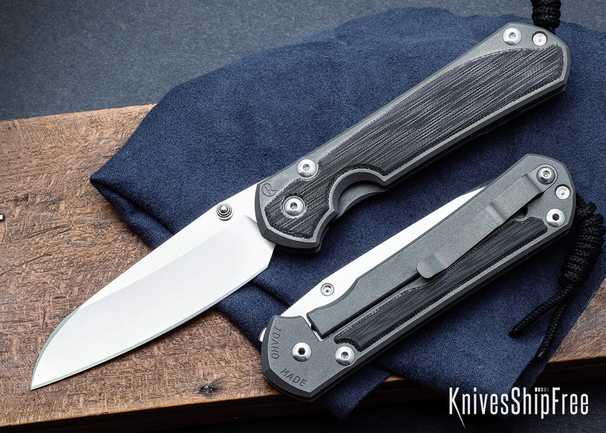 Chris Reeve Knives: Large Sebenza 31 - Black Canvas Micarta Inlay - CPM ...