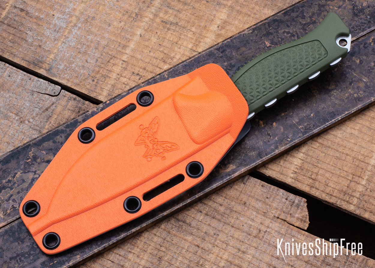 Benchmade Knives: 15006-01 Steep Country - Dark Olive Santoprene - CPM-S30V