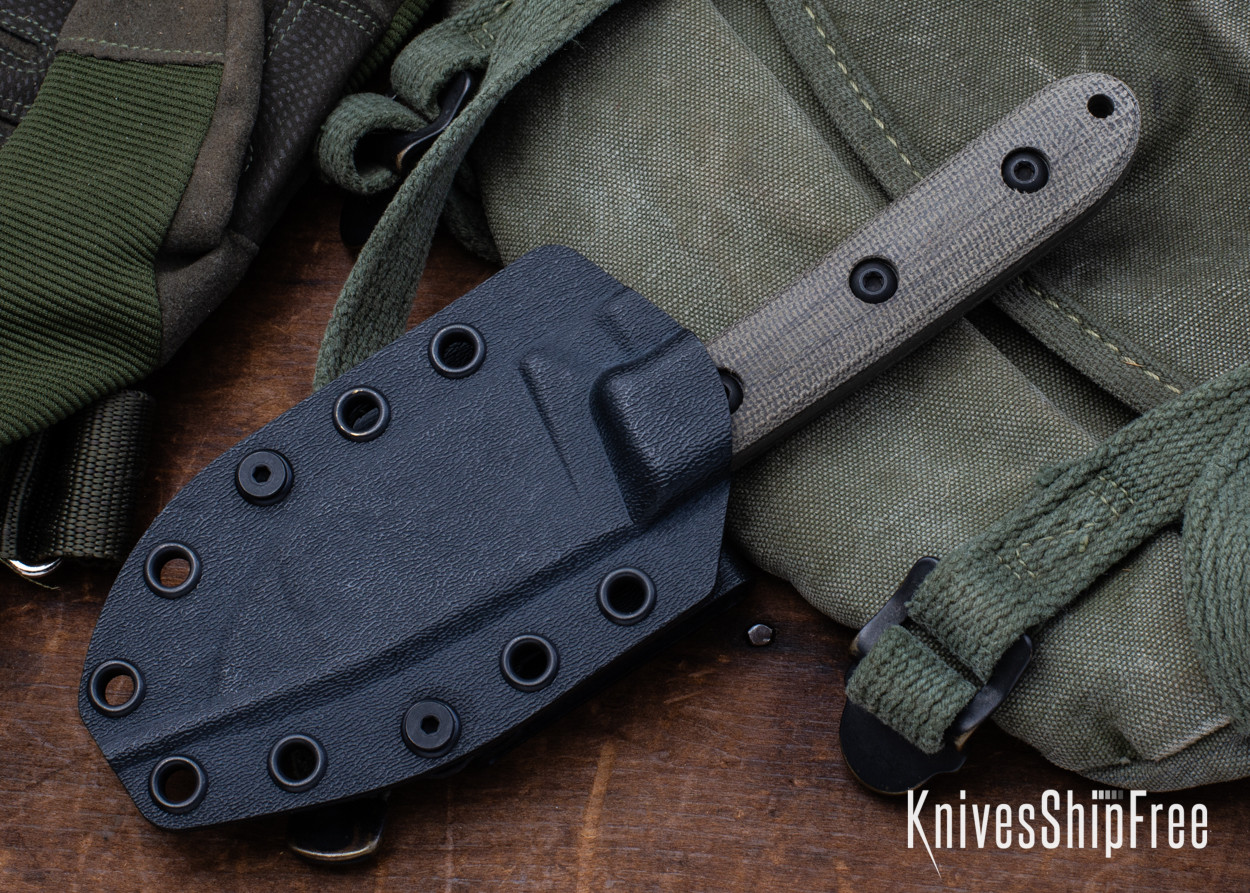 ESEE Knives: Pacaya - CPM 3V - OD Canvas Micarta - Olive Cerokote
