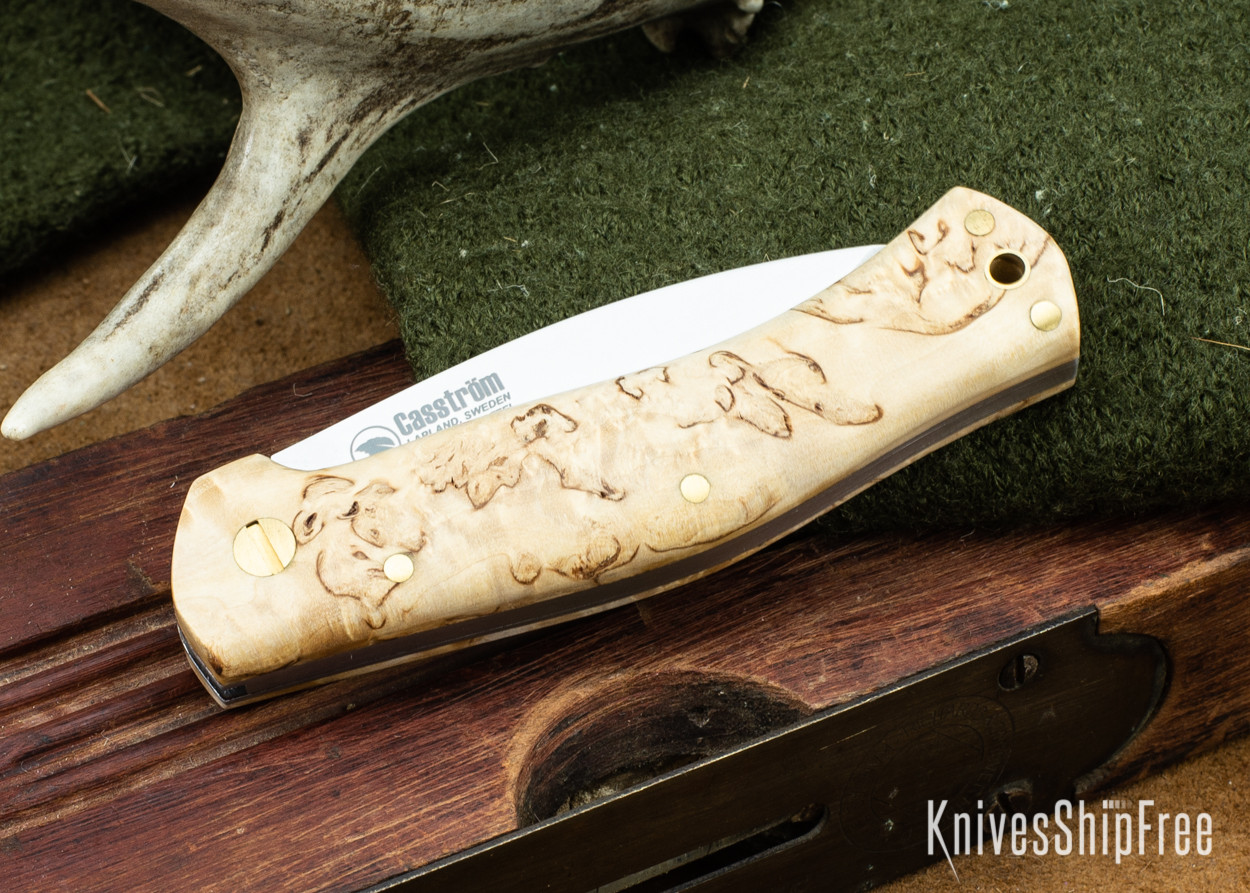 Casstrom: Lars Falt Slipjoint - Curly Birch