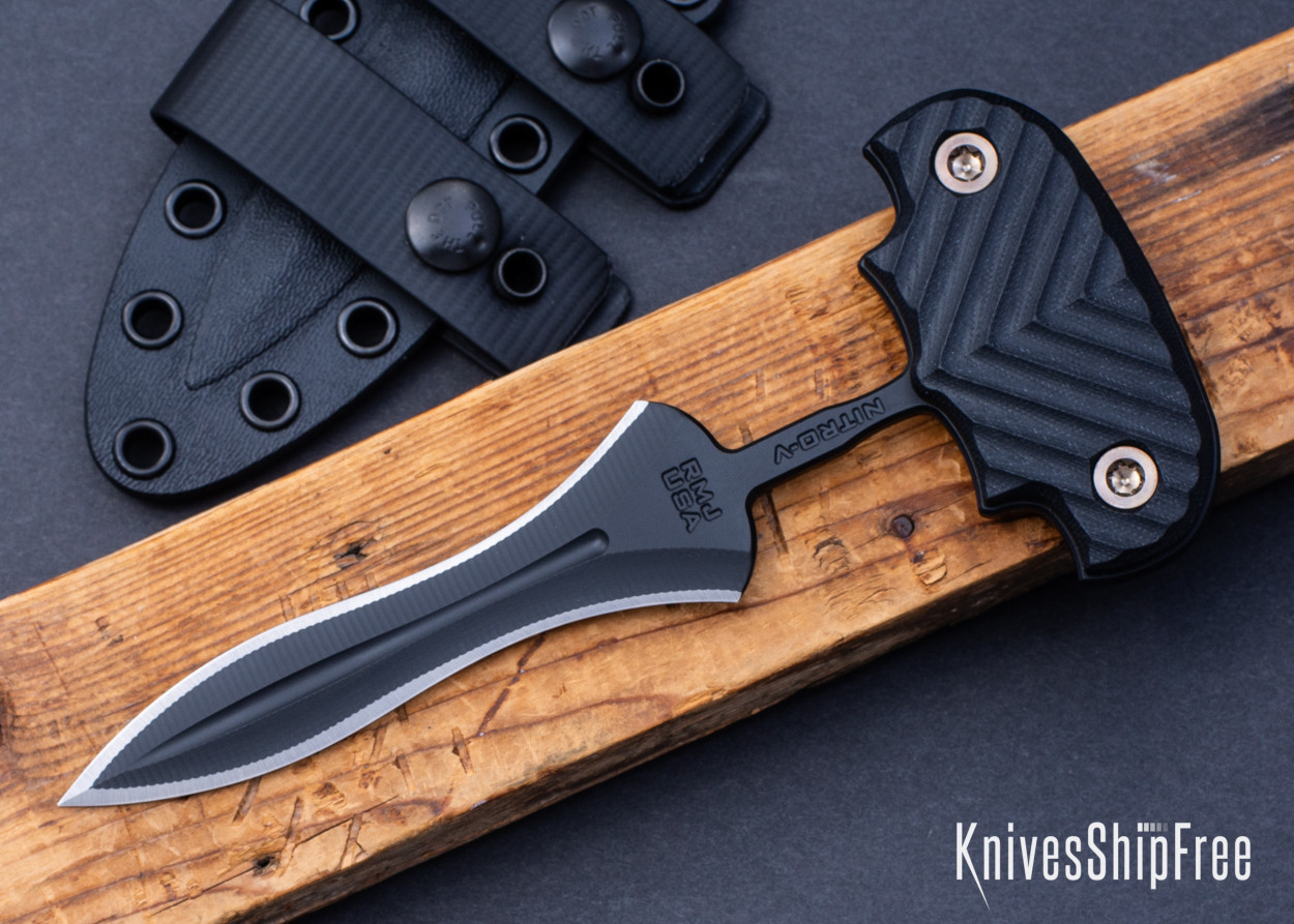 RMJ Tactical: Reaver Blackout - Black G-10 - Nitro-V - Graphite Black ...